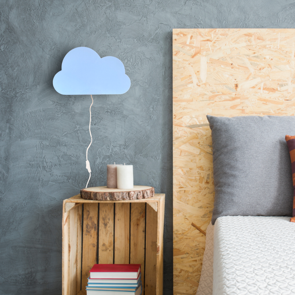 Rainy cloud wall lamp